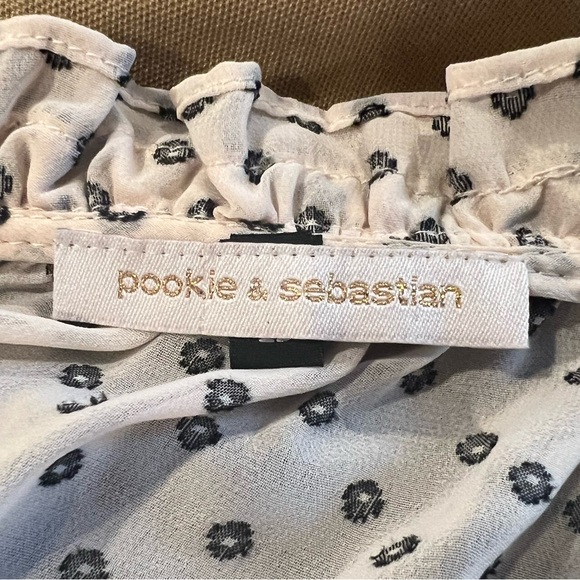 Pookie & Sebastian | Tops | Pookie And Sebastian Polka Dot Blouse ...